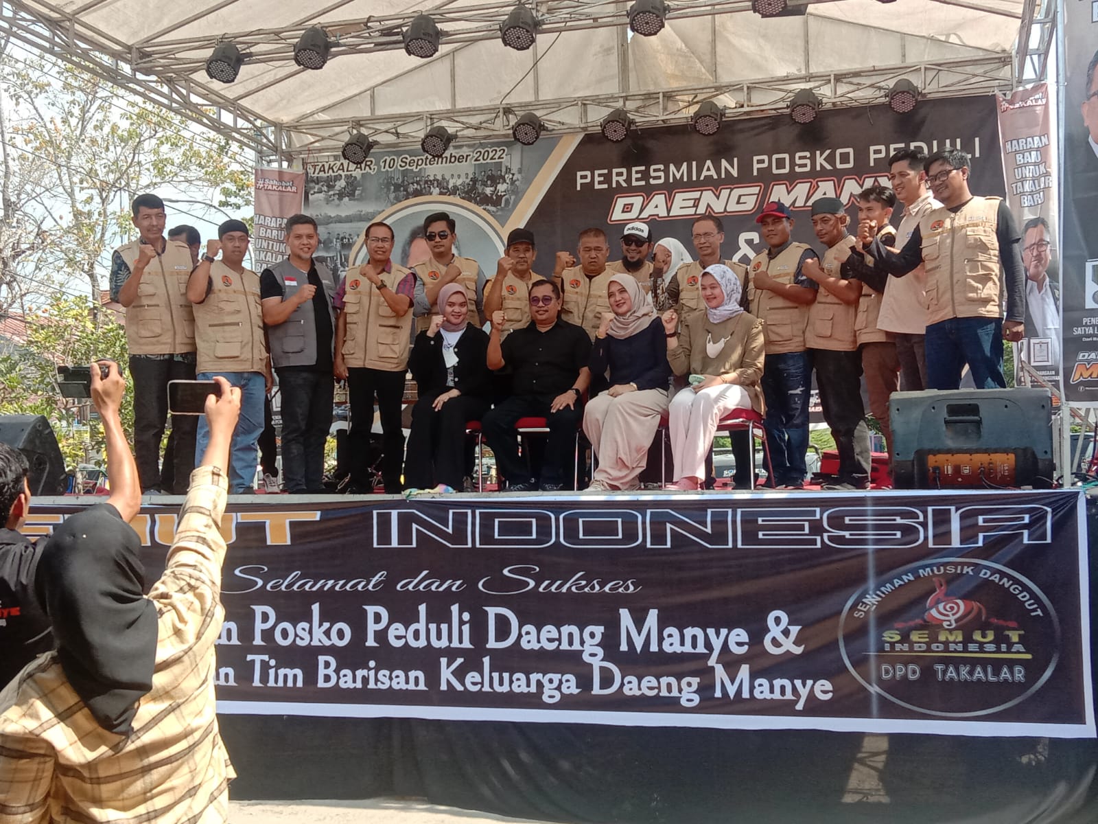 Posko Peduli Daeng Manye Diresmikan, Hadirkan Artis Penyanyi Ternama ...
