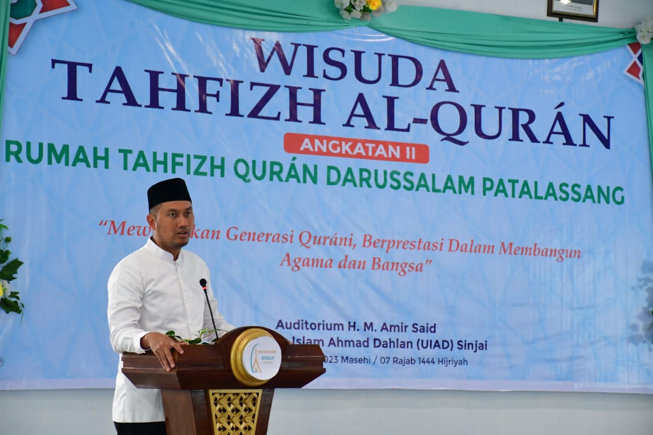 Hadiri Wisuda Rumah Tahfizh Al Qur'an Darussalam, Ini Pesan Bupati ASA - PedomanRakyat.co.id