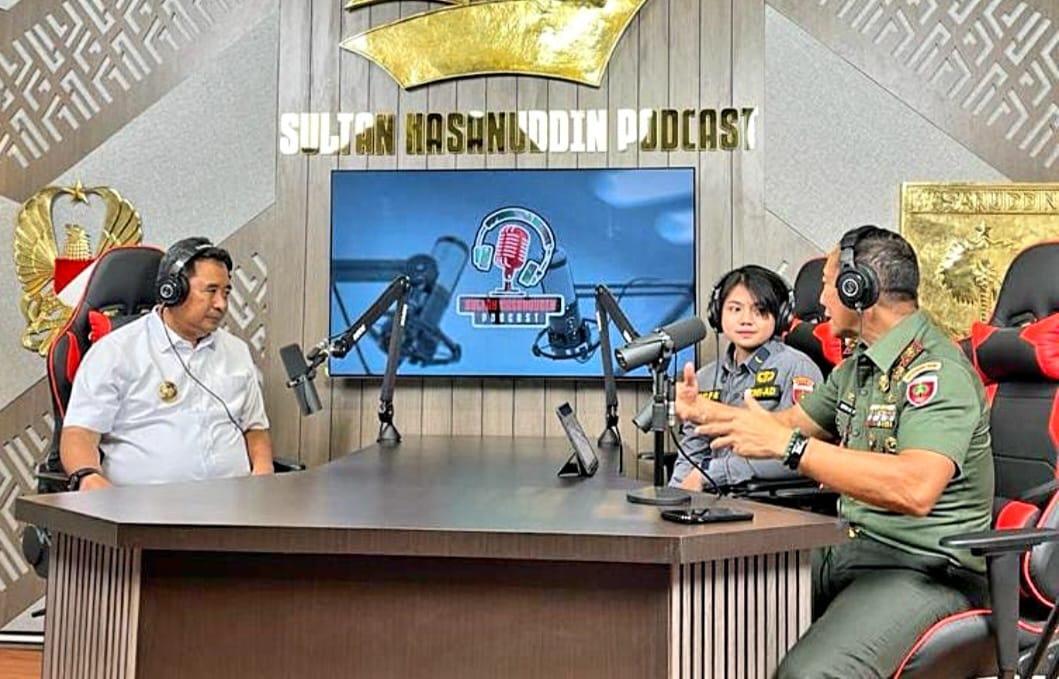Pangdam XIV/Hsn Jadi Host Dalam Dialog Interaktif Bersama Pj Gubernur Sulsel di Sultan ...
