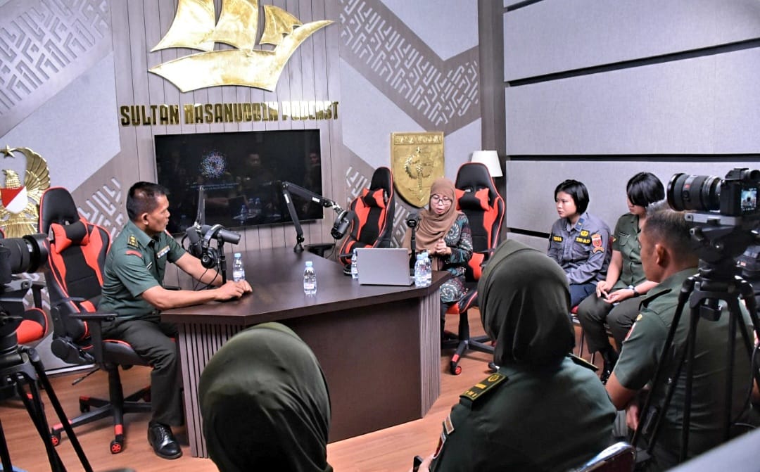Tingkatkan Kualitas Publik Speaking Prajurit, Kodam XIV/Hsn Melalui Sultan Hasanuddin Podcast ...