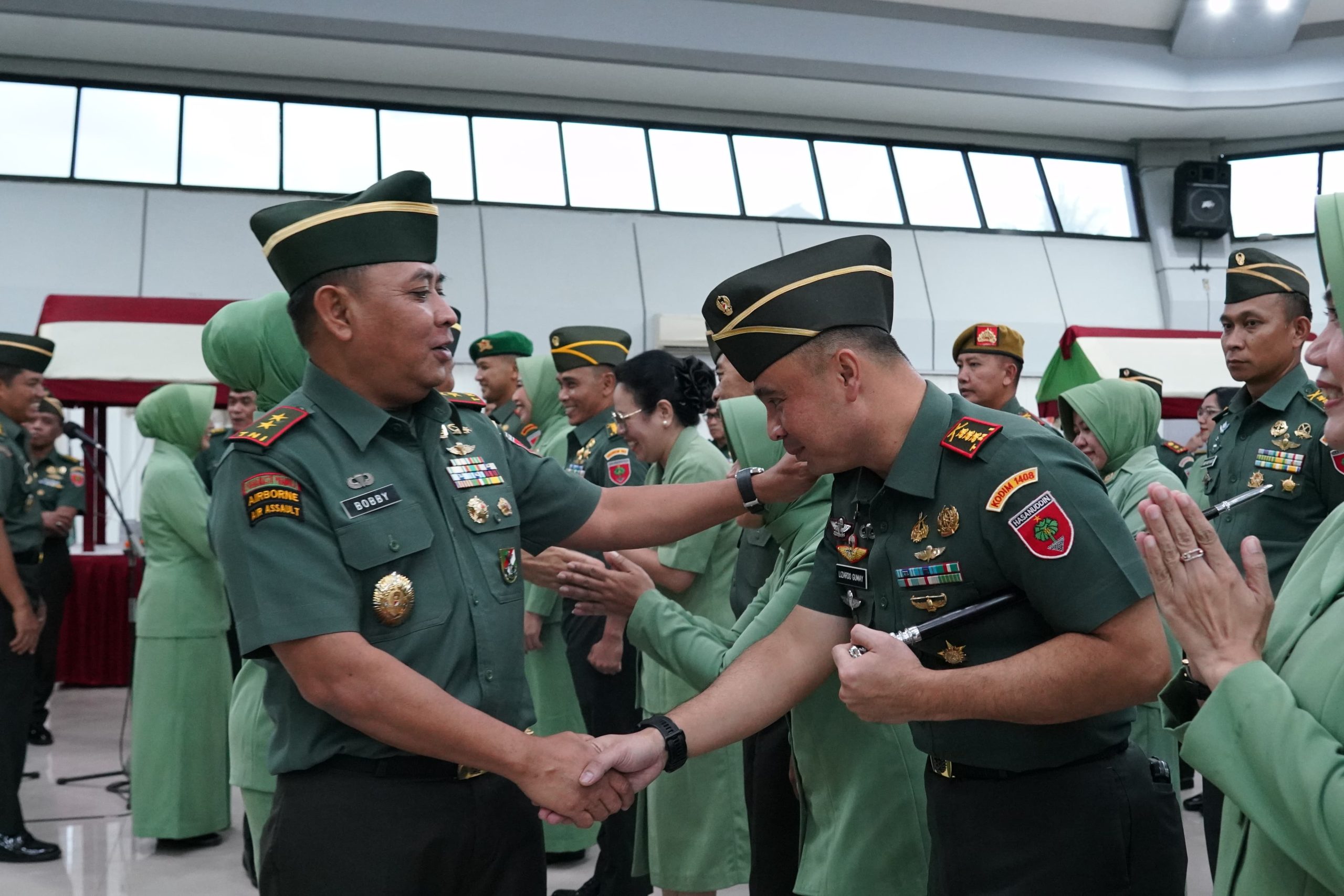 Pangdam XIV/Hsn Pimpin Acara Korps Raport Kenaikan Pangkat Perwira dan PNS Kodam XIV/Hsn ...
