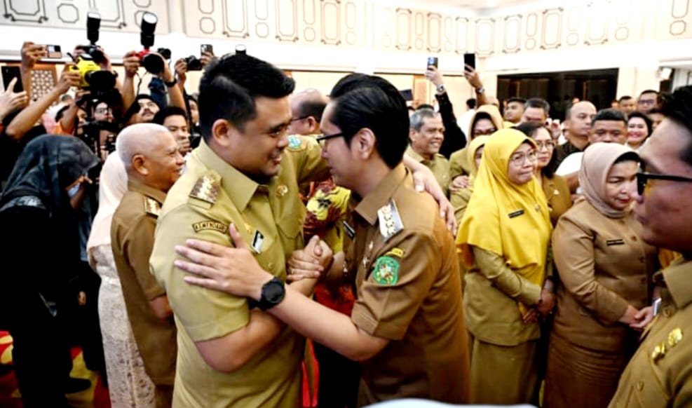 Hari Pertama Masuk Kantor, Gubernur Sumut Bobby Nasution Tekankan Tugas Pemerintah Melayani ...